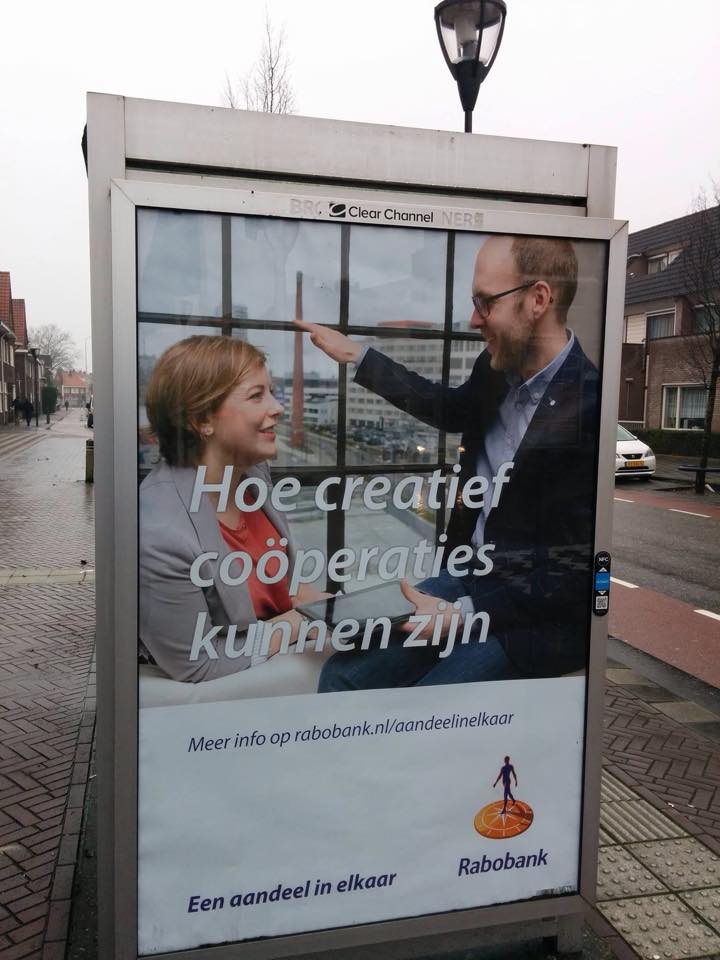 Founded By All lid Ralf Fleuren in abri-campagne Rabobank - Bliqsem